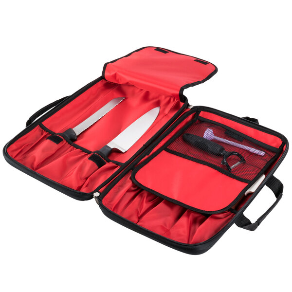 Mercer Culinary M30602M KnifePack Plus 10 Pocket Single-Zip Knife Case
