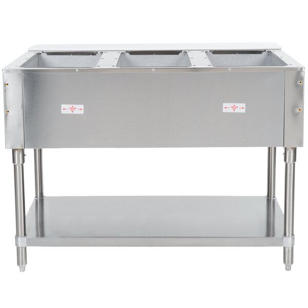 Advance Tabco HF-3E-240 Three Pan Electric Steam Table with Undershelf ...