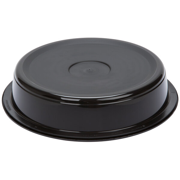 Pactiv Newspring NC-948-B 48 oz. Black 9" x 1 3/4" VERSAtainer Round ...