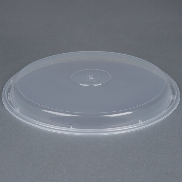 Pactiv Newspring NC-948-B 48 oz. Black 9" x 1 3/4" VERSAtainer Round ...