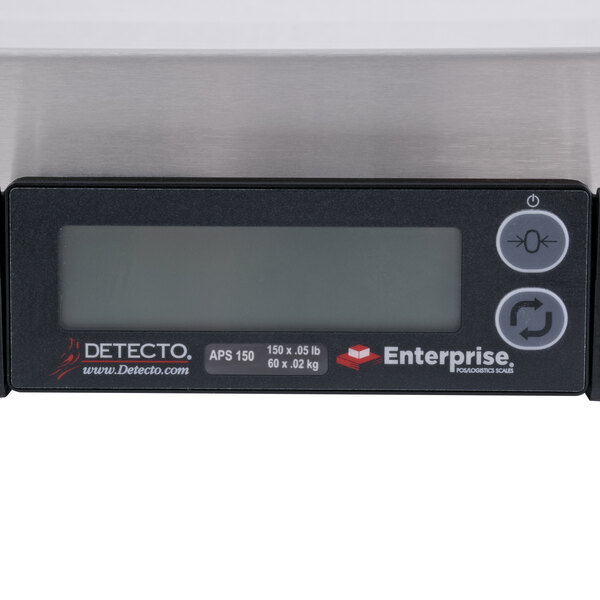 Cardinal Detecto APS150 150 lb. Receiving Scale with 12" x 14" Platform ...