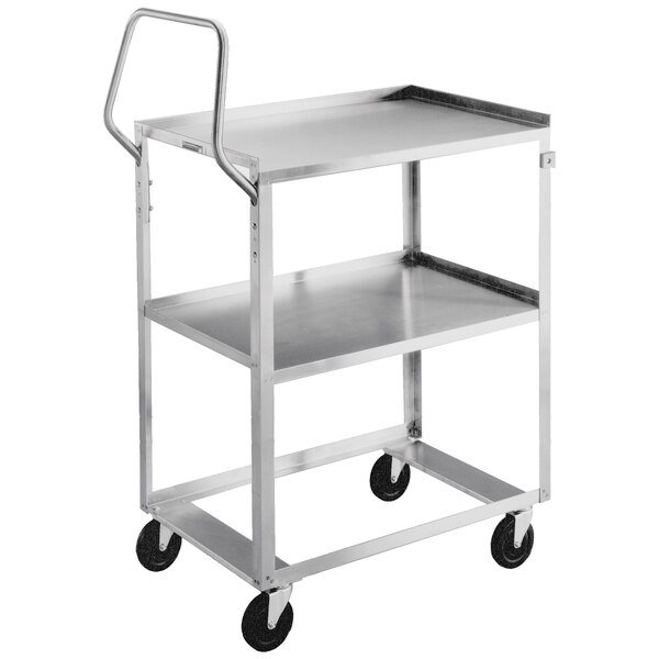 Lakeside 6810 Medium-Duty Stainless Steel Two Shelf Ergo-One System ...