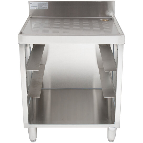 Advance Tabco CRCR-24-CT Corrugated Top Glass Rack Storage Unit