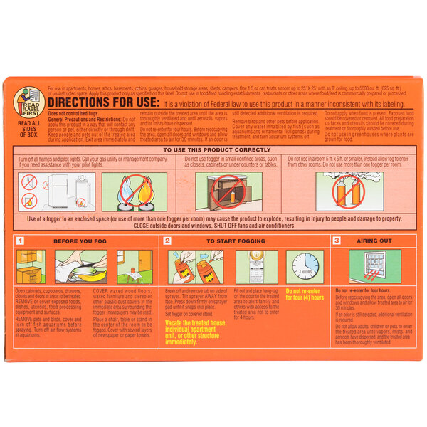 SC Johnson Raid® 305690 1.5 oz. Concentrated Deep Reach Fogger - 3/Pack