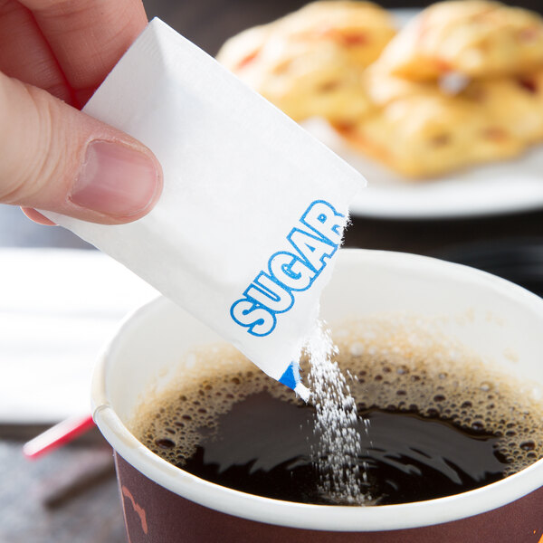 Double Serving Clear Coffee Condiment w/ Napkin Kit in Bulk