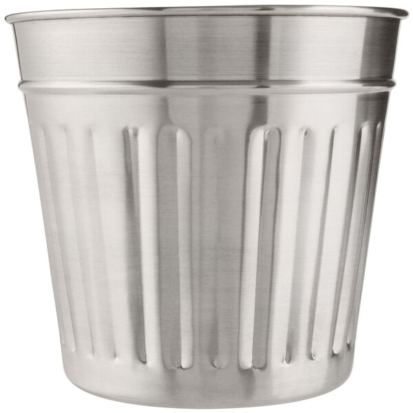 American Metalcraft OSCAR3 66 oz. Mini Stainless Steel Round Trash Can