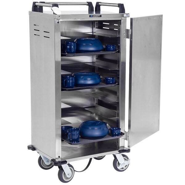 Lakeside DCD-5506 Stainless Steel 8 Tray Meal Delivery Cart