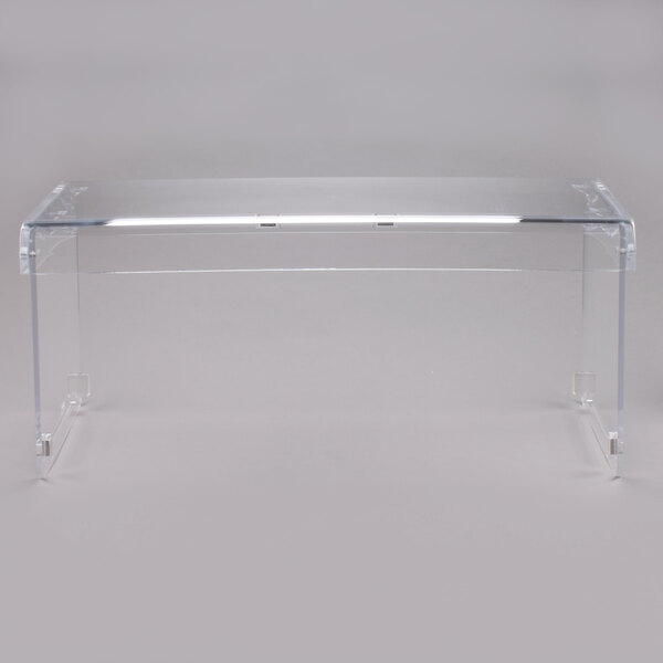 Vollrath MBA92820 36" Clear Acrylic Folding Mobile Sneeze Guard with ...