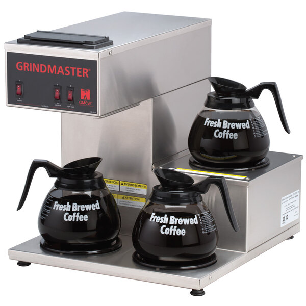 Grindmaster CPO-3RP-15A Portable Pourover Coffee Brewer with 1 Top and ...