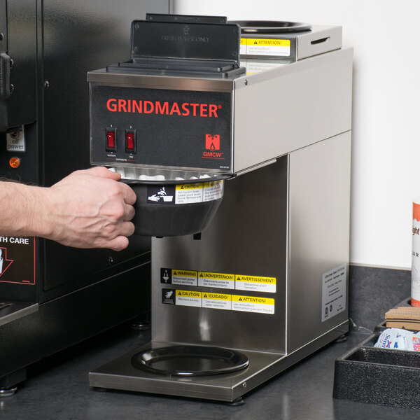 Grindmaster CPO-2P-15A Portable Pourover Coffee Brewer with 1 Top and 1 ...