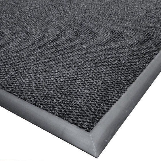 Cactus Mat 1410M-L46 Ultra-Berber 4' x 6' Charcoal Anti-Fatigue Carpet ...
