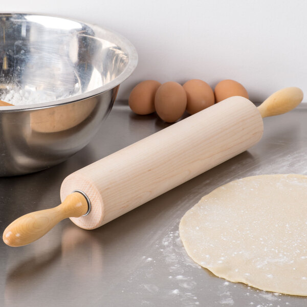 Ateco 12275 12" Maple Wood Professional Rolling Pin