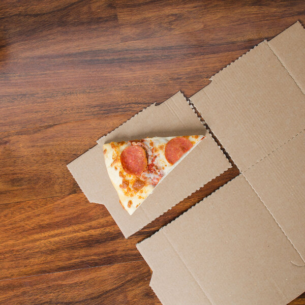 GreenBox 10" Recycled Pizza Boxes w/ Built-In Plates & Storage Container