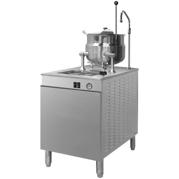 Cleveland 24-EM-K6-24 Electric Tilting 6 Gallon 2/3 Steam Jacketed ...