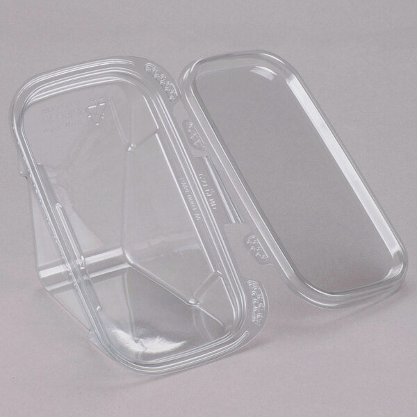 Tamper Evident Tamper Resistant Recycled PET Sandwich Wedge Container ...