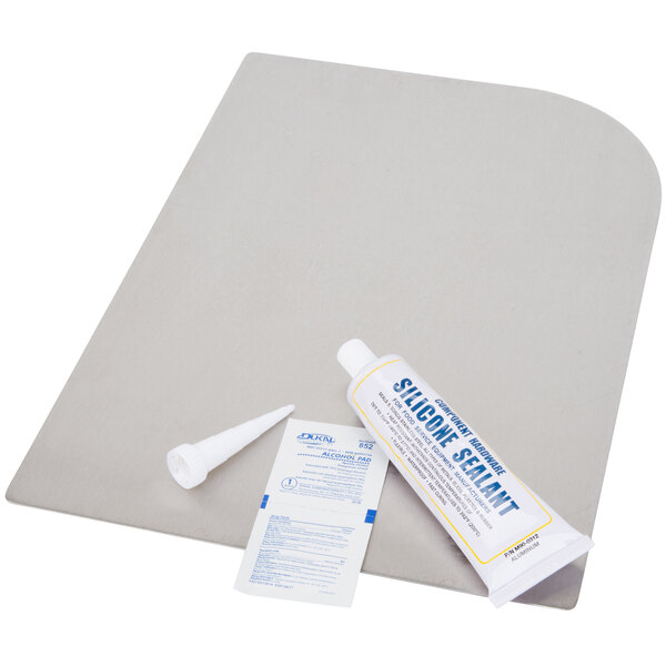 FMP 117-1473 14" x 10" Stainless Steel Right Hand Sink Side Splash Kit