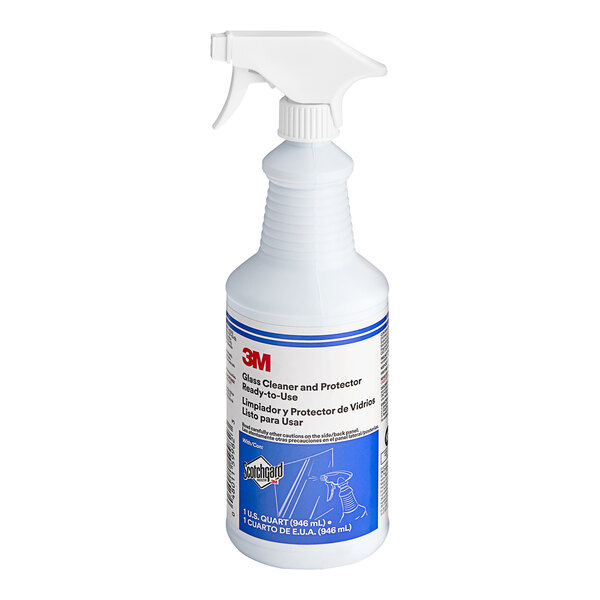 3M 85788 1 qt. / 32 fl. oz. Glass Cleaner and Protector with Trigger ...