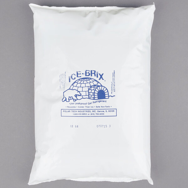 Polar Tech 64 oz. Ice Brix Leakproof Cold Pack - 4/Pack