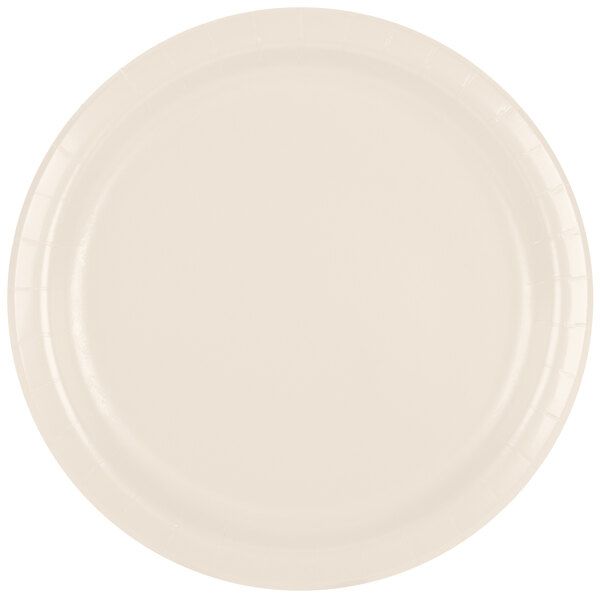 Creative Converting 47161B 9" Ivory Paper Plate - 24/Pack