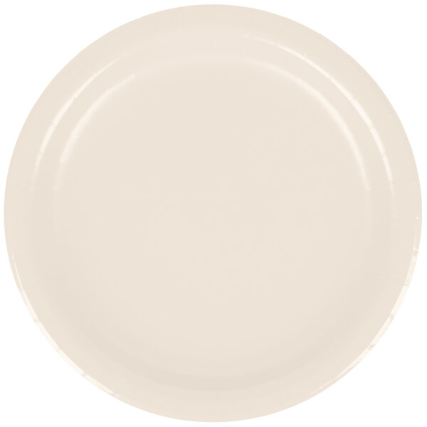 Creative Converting 79161B 7" Ivory Paper Plate - 24/Pack