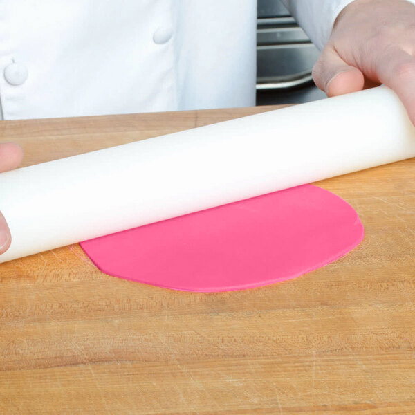 Satin Ice 5 lb. Pink Vanilla Rolled Fondant Icing