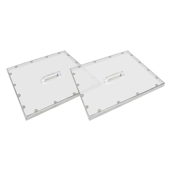 Turbo Air PC-60J 2-Piece Clear Polycarbonate Pan Cover Set
