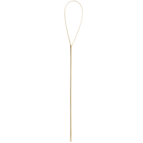 Tablecraft BAMLP45 Looped 4 1/2" Bamboo Pick - 100/Pack