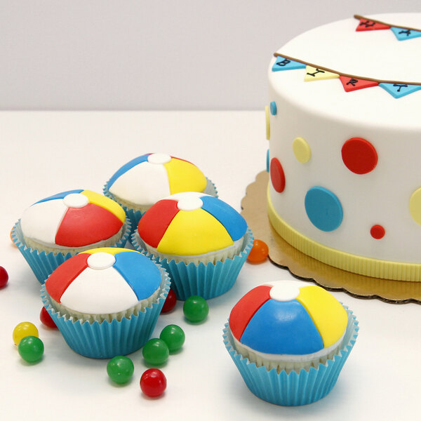 Satin Ice 2 lb. Blue Vanilla Rolled Fondant Icing