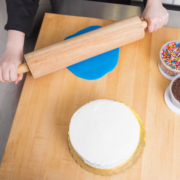 Satin Ice 2 lb. Blue Vanilla Rolled Fondant Icing