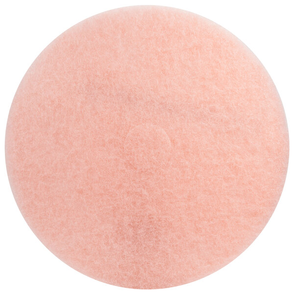 3M 3600 Eraser 19" Pink Burnishing Floor Pad - 5/Case