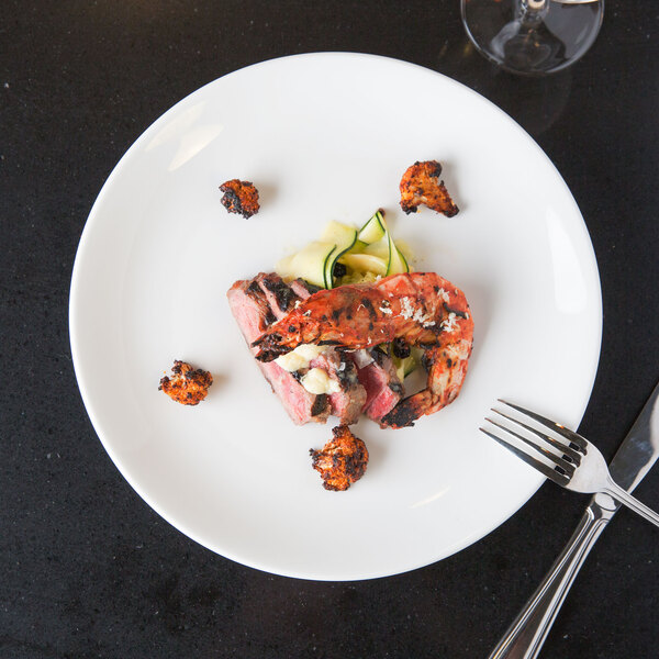 Chef & Sommelier FN510 Infinity 10 5/8" White Coupe Bone China Plate by ...