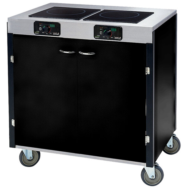 Lakeside 2070B Creation Express Mobile Cooking Cart with 2 Induction ...