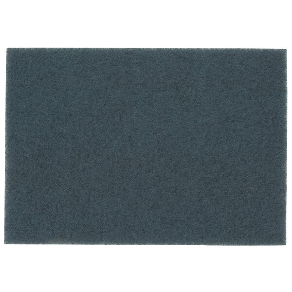 3M 5300 14" x 20" Blue Cleaner Pad - 10/Case