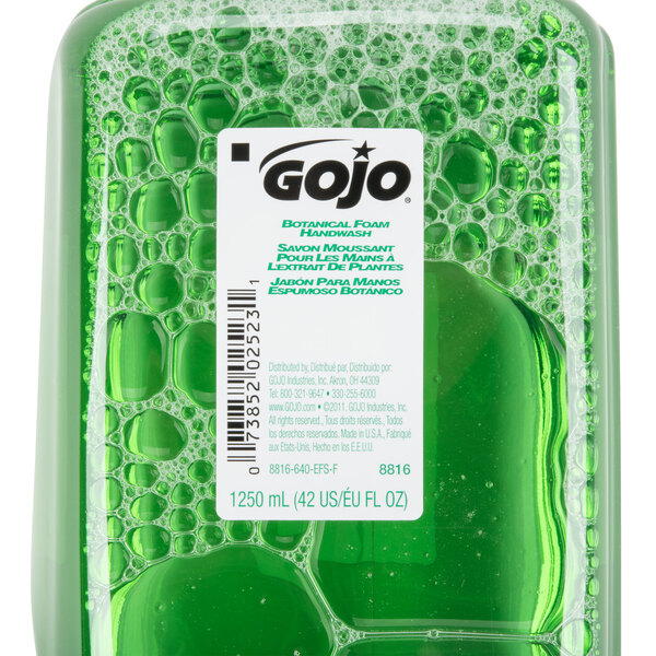 GOJO® 8816-03 ADX Botanical 1250 mL Foaming Hand Soap - 3/Case