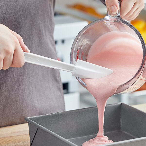 Tablecraft 1500 9 1/2" White Spatula