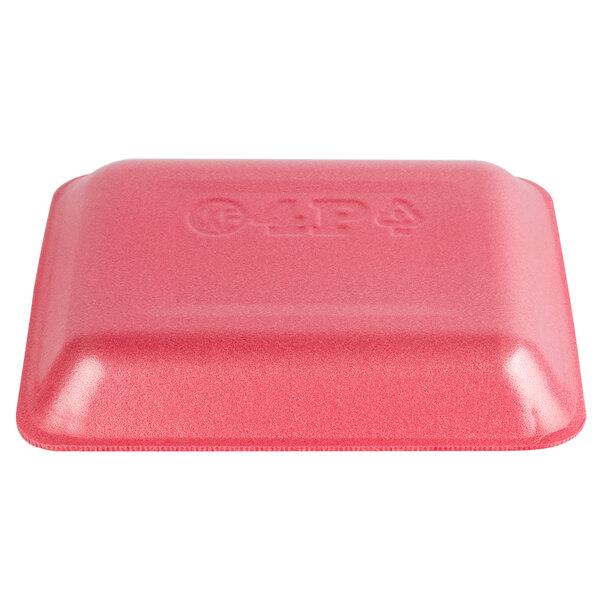 CKF 88094 (#4PR) Rose Foam Meat Tray 9 1/4" x 7 1/4" x 1 1/4" - 500/Case