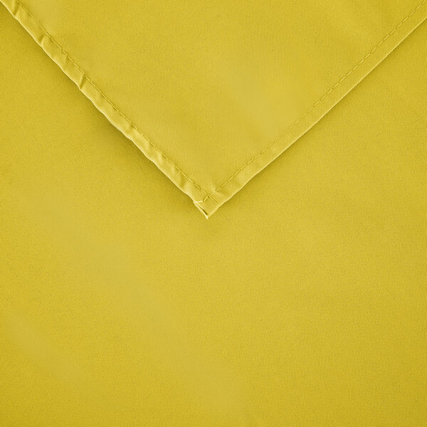 Intedge 54" x 110" Rectangular Yellow 100% Polyester Hemmed Cloth Table ...