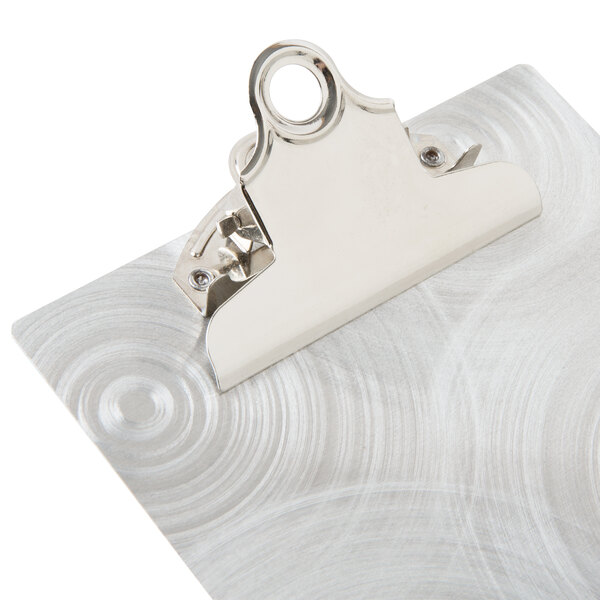 Menu Solutions CLIPCHECK-AL-SWIRL Alumitique Single Panel Aluminum ...