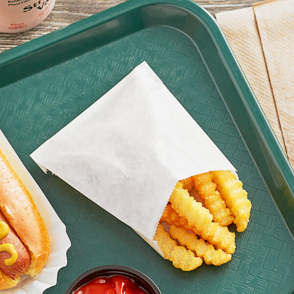 Carnival King 5" x 4" Medium French Fry Bag - 500/Pack