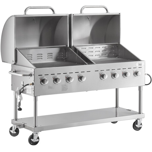 Backyard Pro C3H860DEL Deluxe 60" Stainless Steel Liquid Propane ...