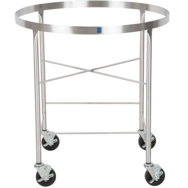 Vollrath 79018 Stainless Steel Mobile Mixing Bowl Stand for 80 Qt. Bowl
