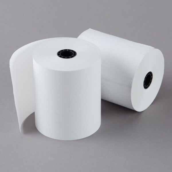 Point Plus 3 1/8" x 220' Thermal Cash Register POS Paper Roll Tape with ...