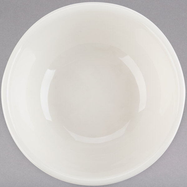 Tuxton TRE-024 Reno / Nevada 10 oz. Eggshell China Nappie Bowl - 36/Case