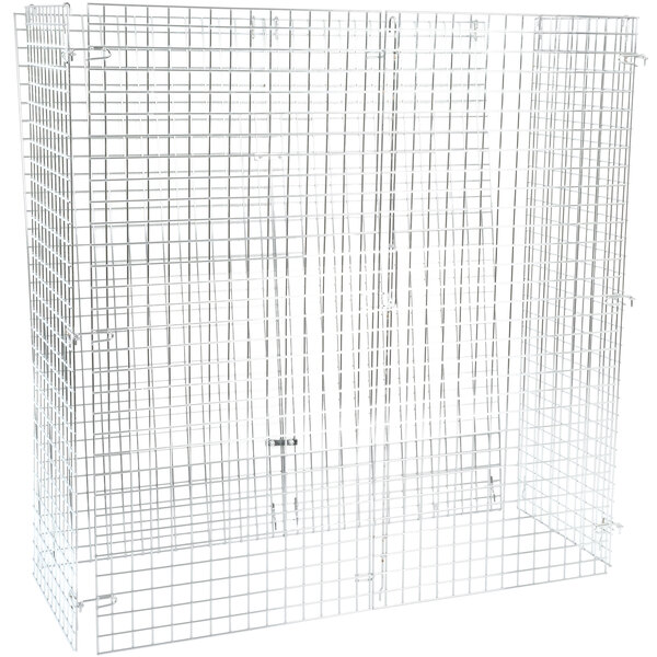Regency NSF Chrome Wire Security Cage - 24" x 60" x 61"