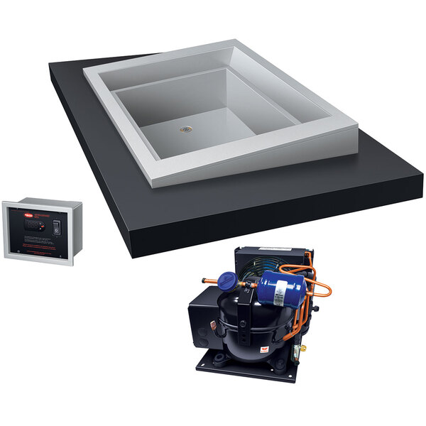 Hatco CWBR-2 Two Pan Slanted Refrigerated Drop-In Cold Food Well with ...