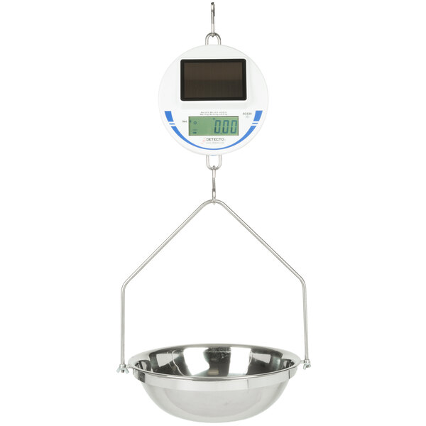 Cardinal Detecto 30 lb. Solar Power Hanging Scale and Stand Kit, Legal ...