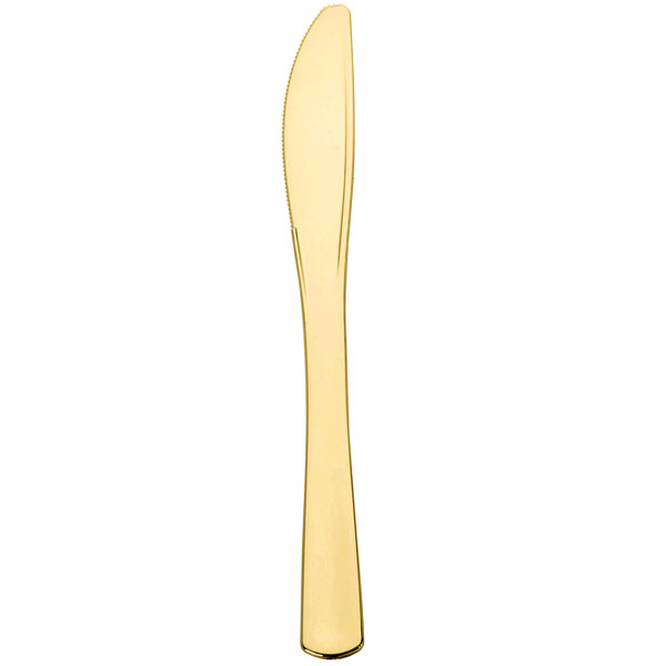 Fineline Golden Secrets 757 8" Gold Look Heavy Weight Plastic Knife ...