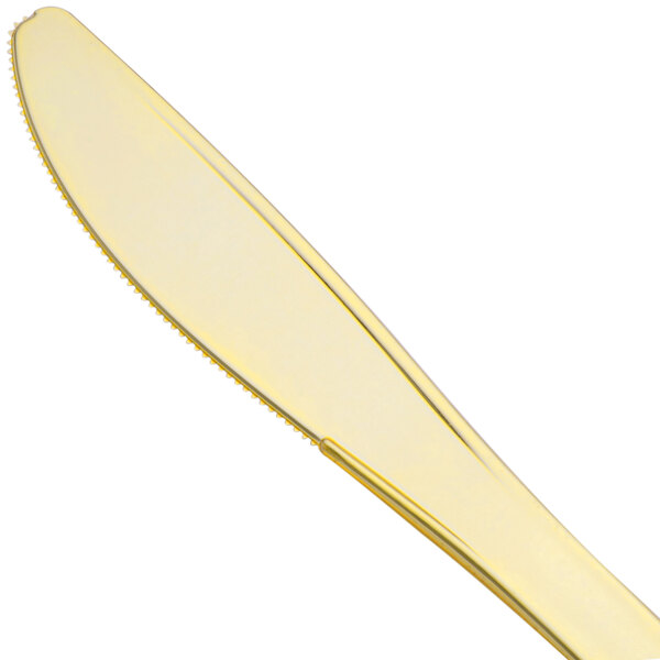 Fineline Golden Secrets 757 8" Gold Look Heavy Weight Plastic Knife ...