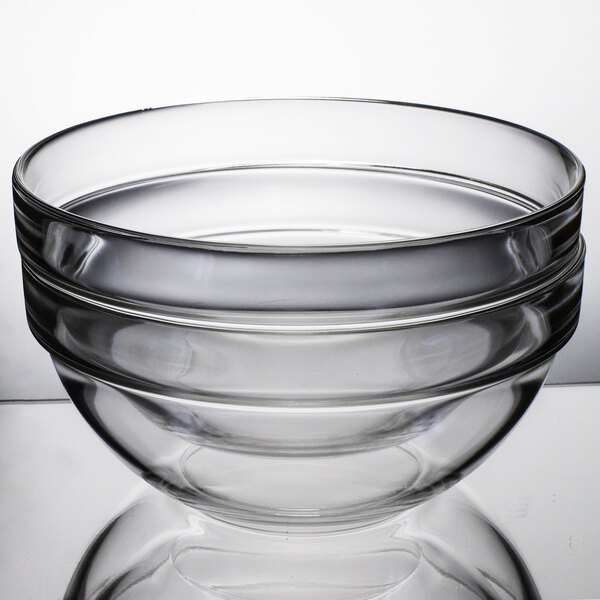 Arcoroc 10027 39 oz. Stackable Glass Ingredient Bowl by Arc Cardinal ...