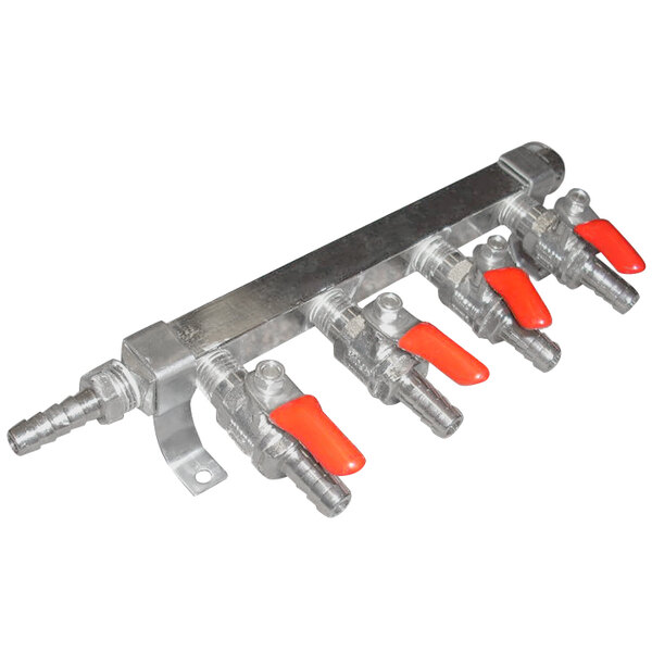 Beverage-Air 402-191A 4-Way Draft Manifold with 1 Inlet